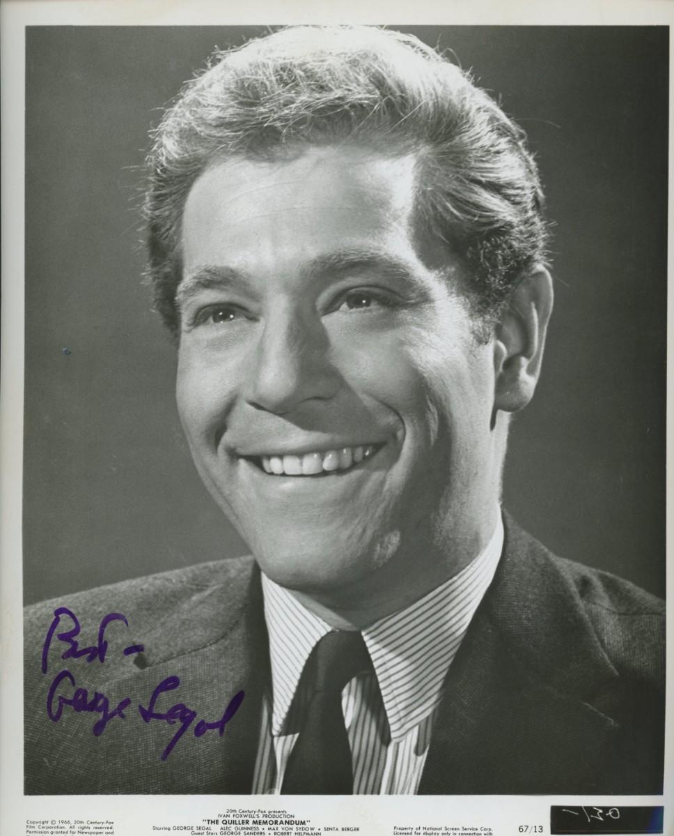 George Segal Signed Photo