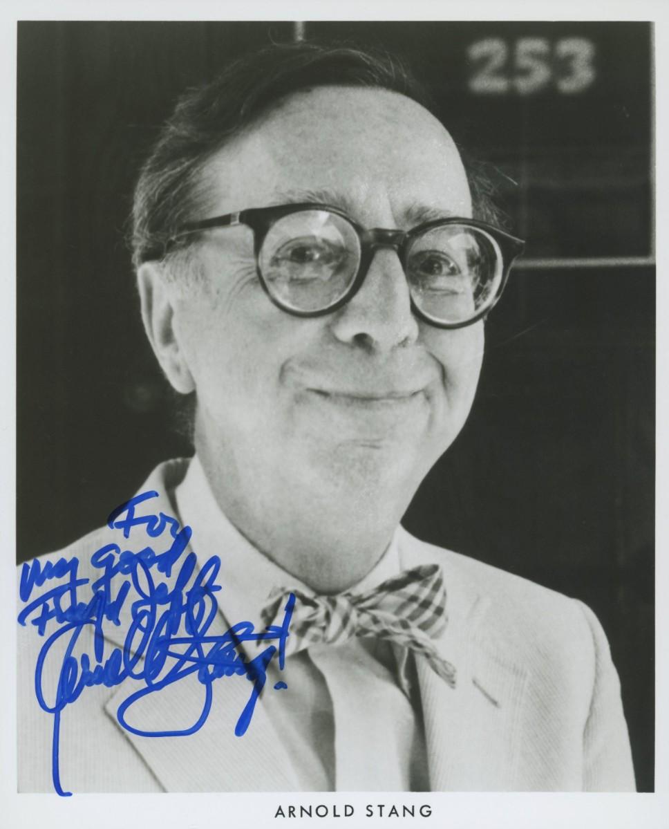 Arnold Stang signed photo | EstateSales.org
