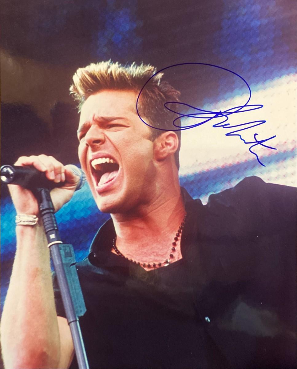 Ricky Martin signed photo | EstateSales.org