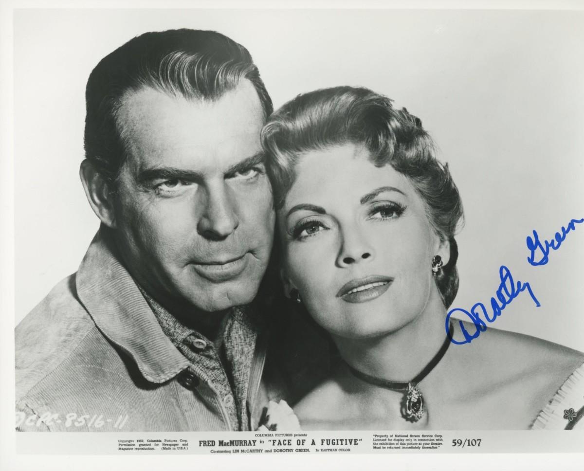 Face of a Fugitive Dorothy Green signed movie photo | EstateSales.org