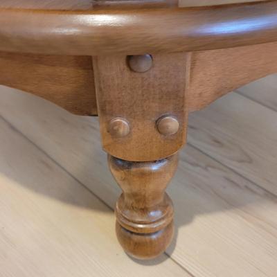 Round Two Tiered Side Table by Columbia Manufacturing Co. (2BLR-CE ...