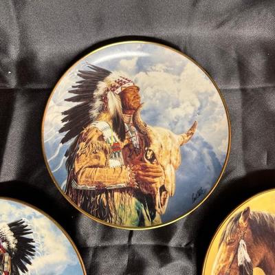 NATIVE AMERICAN THEMED PLATES | EstateSales.org