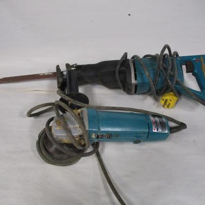 Makita 4 1/2" Disc Grinder & Reciprocating Saw | EstateSales.org