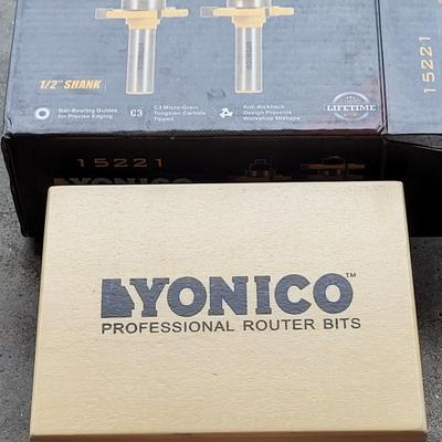 Yonico Tongue and Groove Router Bits Set for 3/4-Inch Stock 1/2-Inch ...