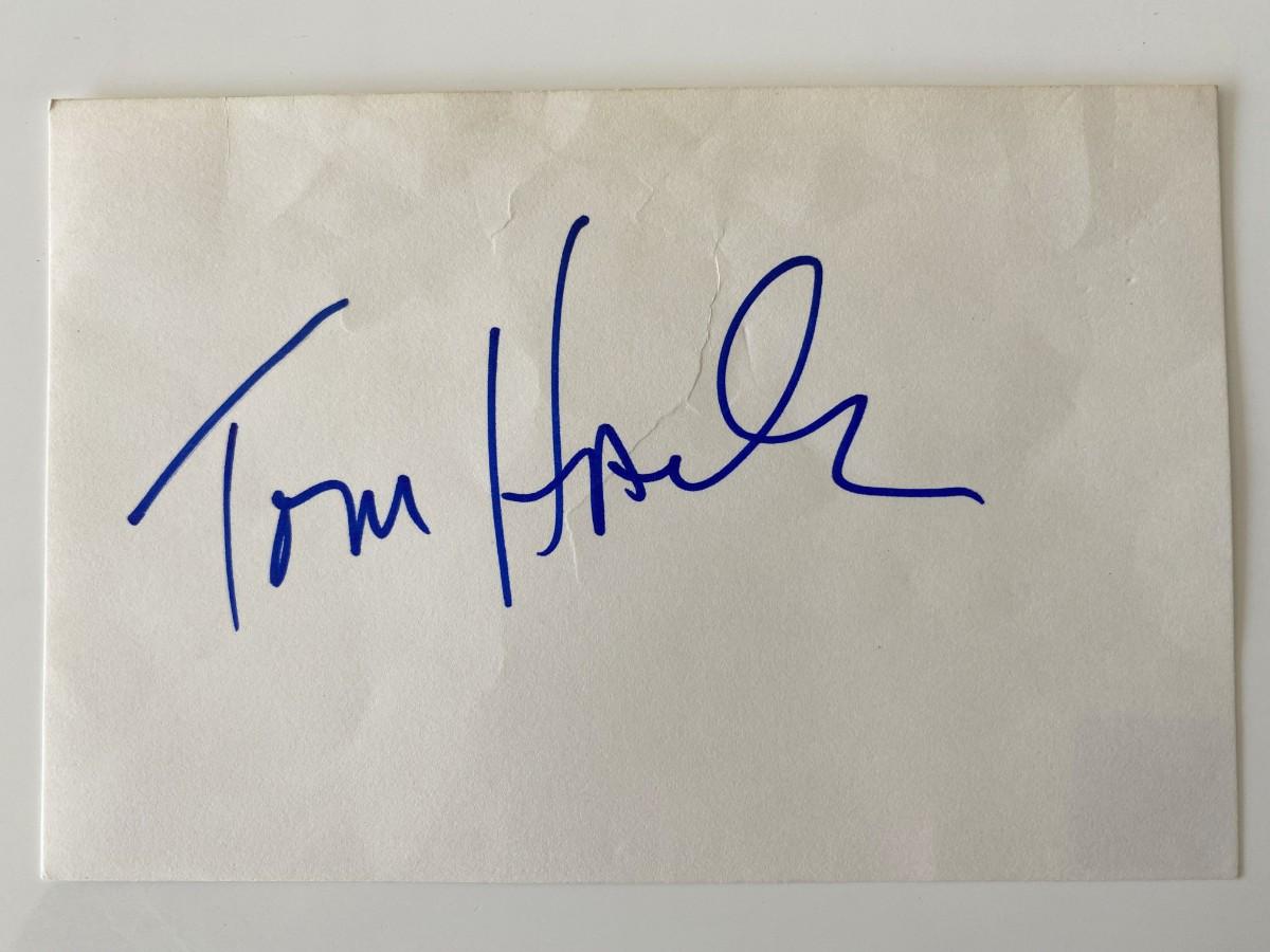 Tom Hanks Signature Cut | EstateSales.org