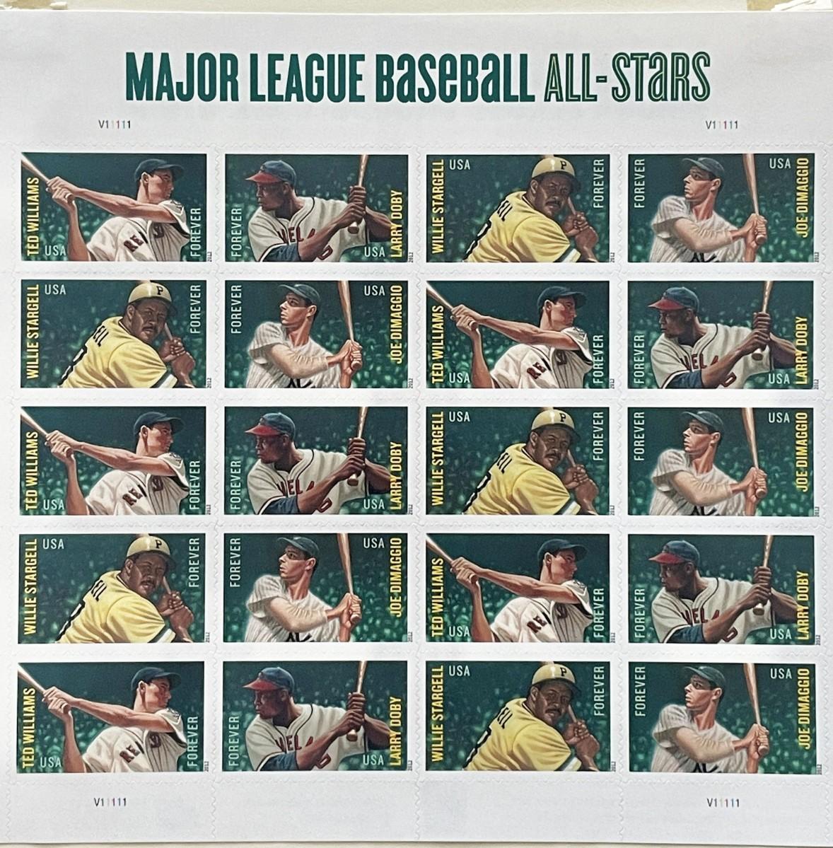 2012 MLB All-Stars stamp set of 20 | EstateSales.org