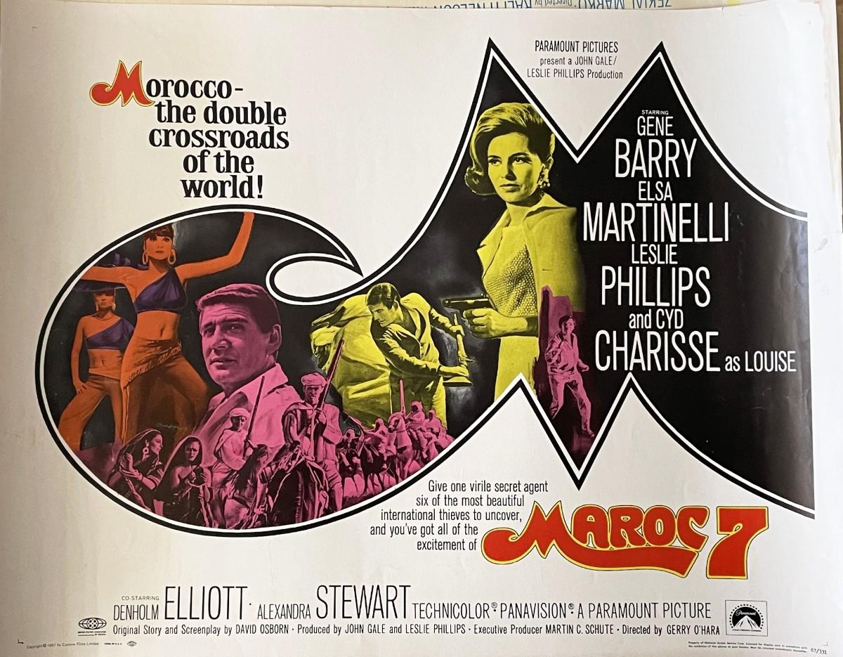 Maroc 7 1967 vintage movie poster | EstateSales.org