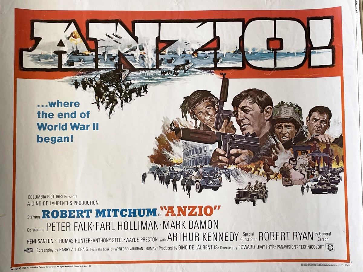 Anzio 1968 vintage movie poster | EstateSales.org