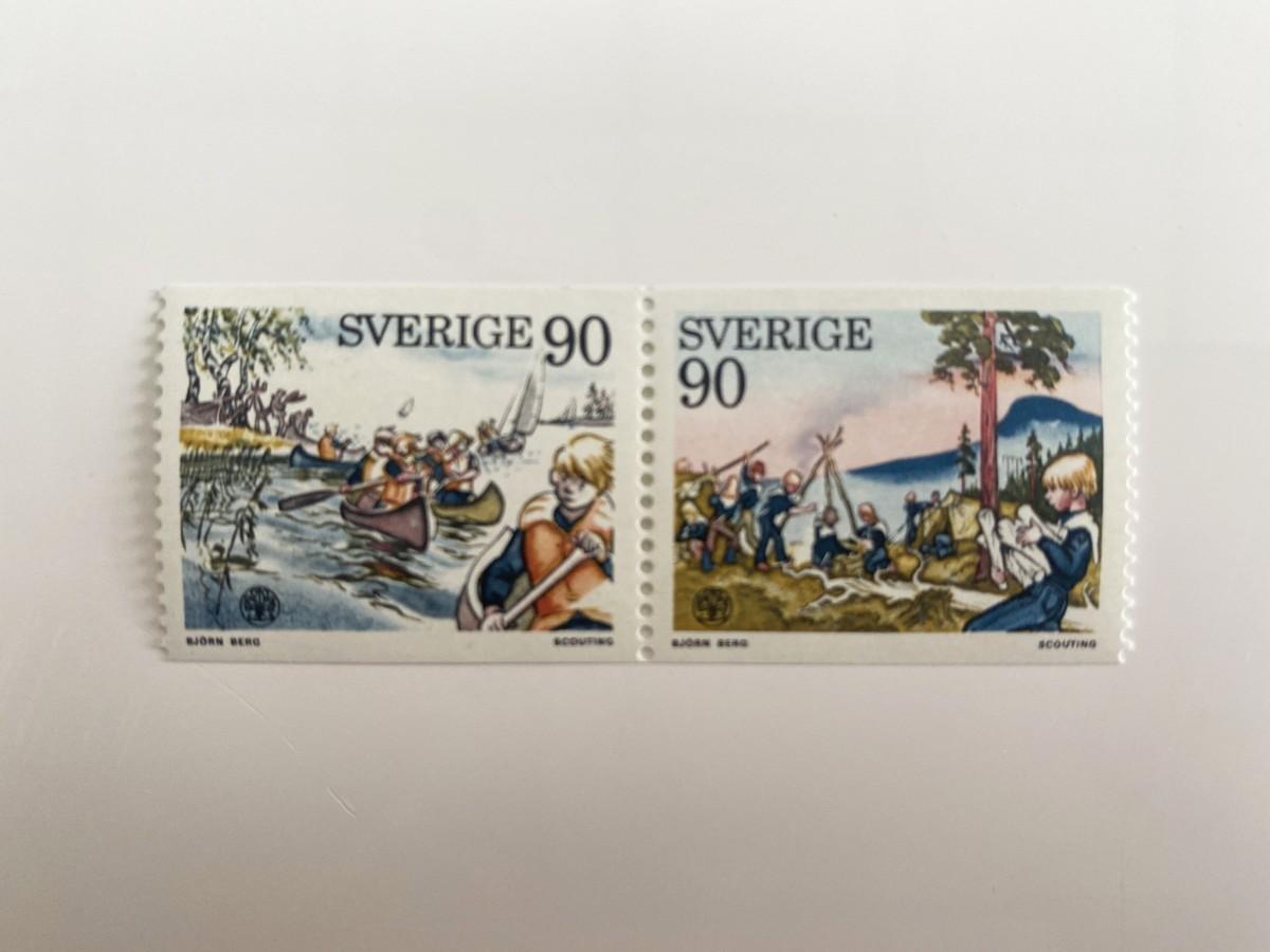 Sweden Bjorg Bern Set of 2 stamps | EstateSales.org