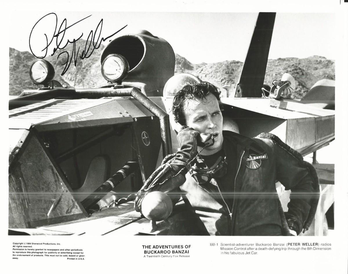 The Adventures of Buckaroo Banzai Peter Weller Signed Movie Photo ...