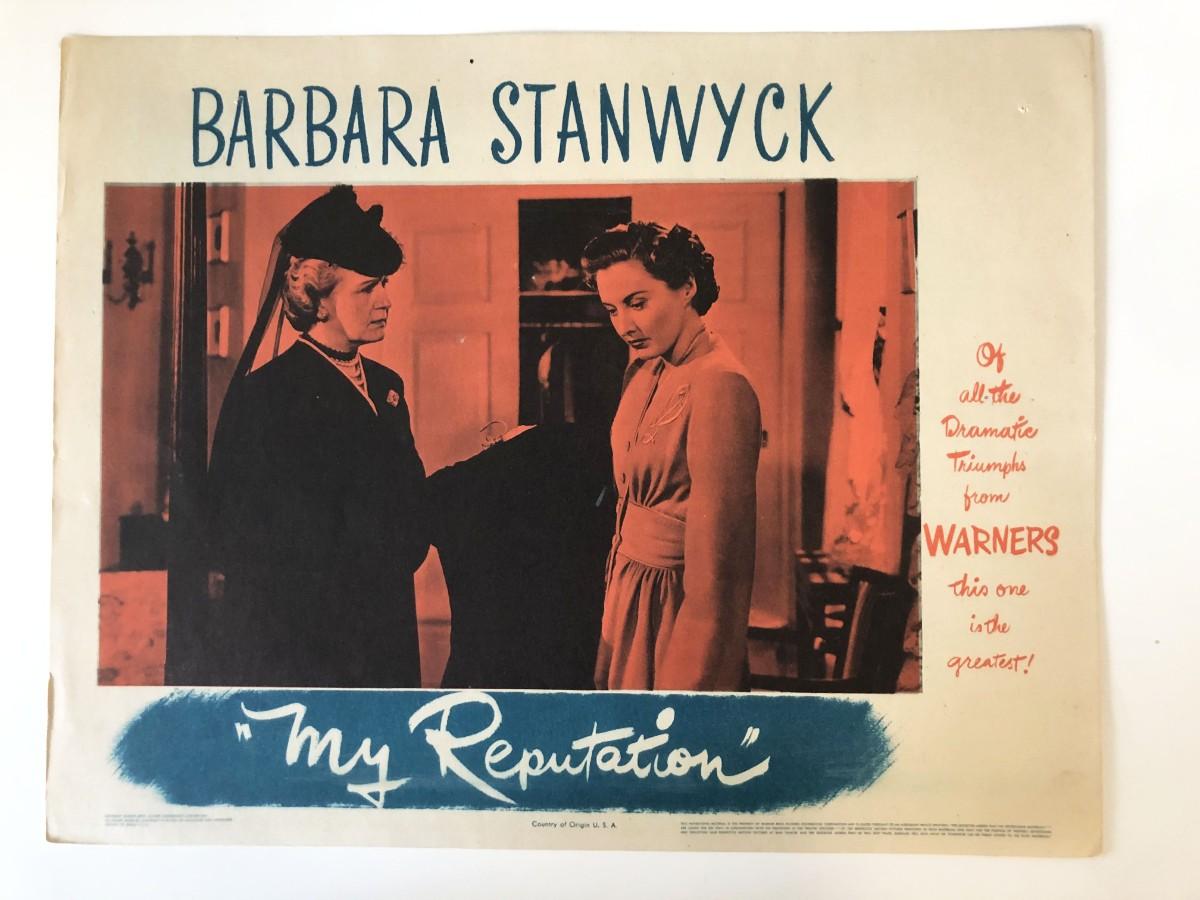 My Reputation original 1946 vintage lobby card | EstateSales.org
