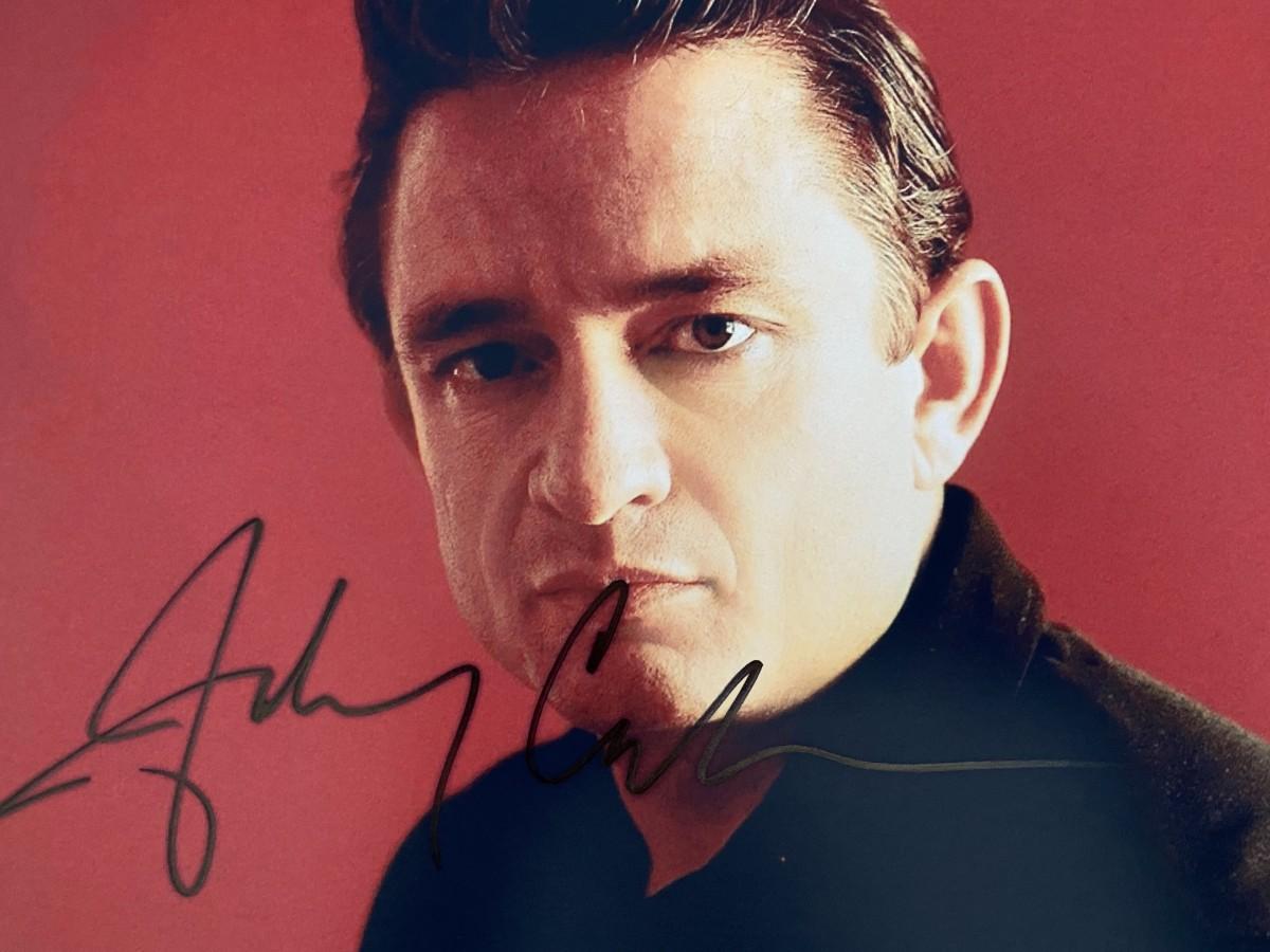Johnny Cash signed photo | EstateSales.org