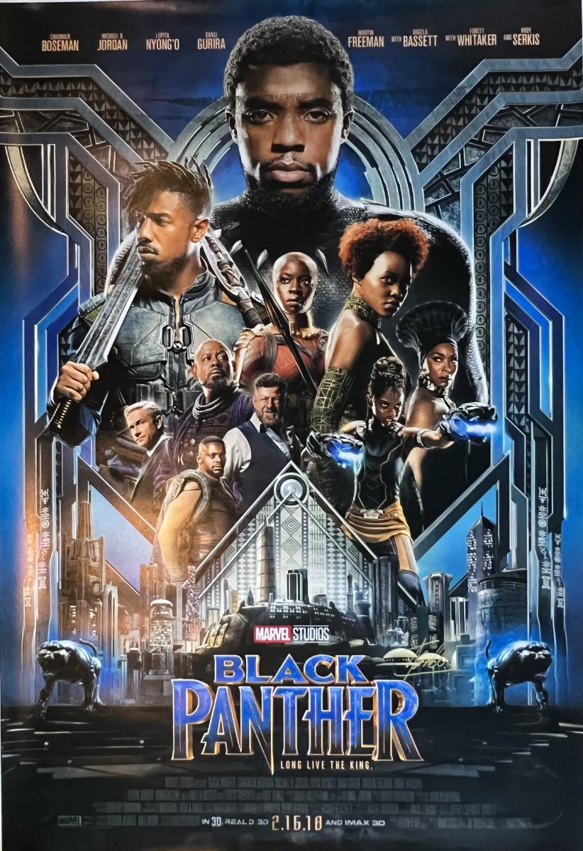 Black Panther cast signed movie poster - GFA Authenticated ...