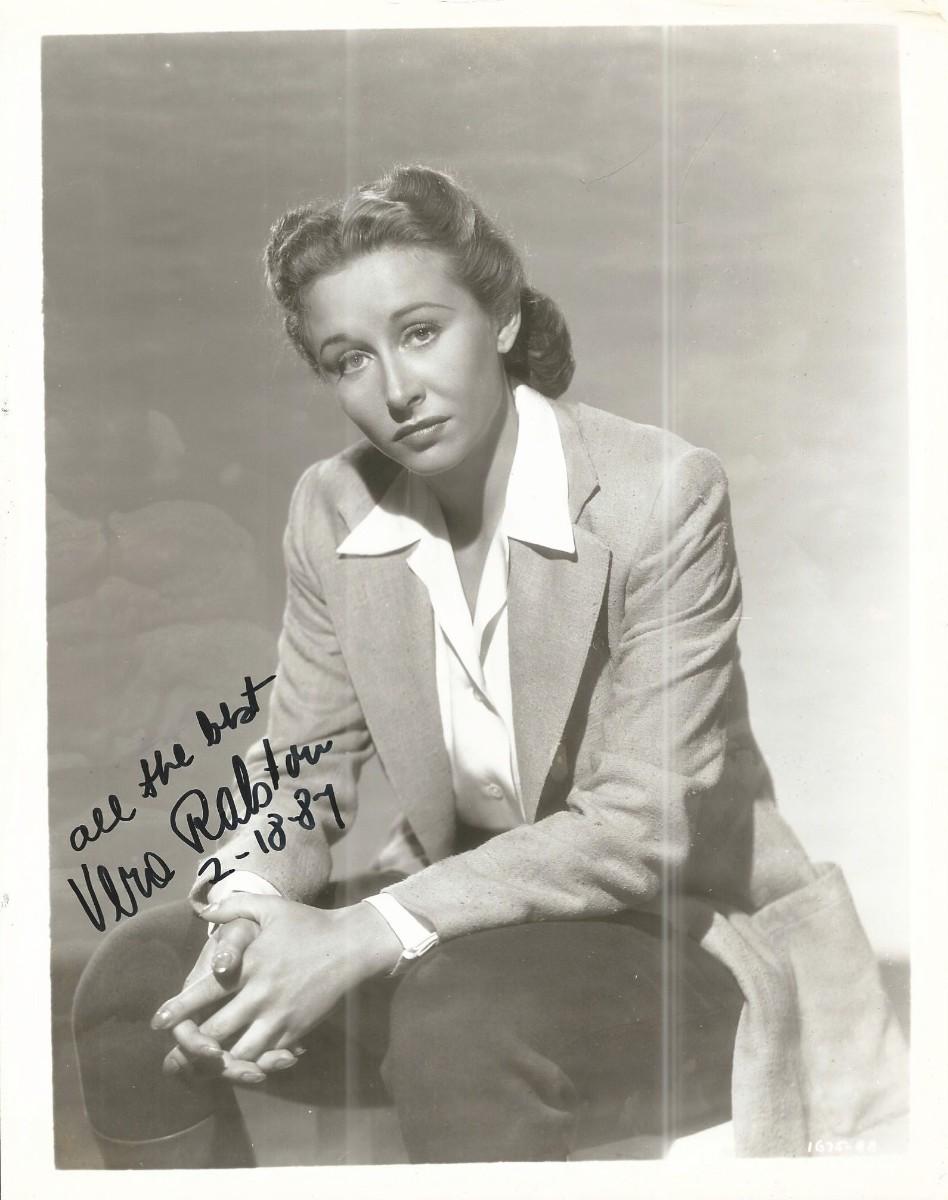 Vera Ralston Signed Photo | EstateSales.org