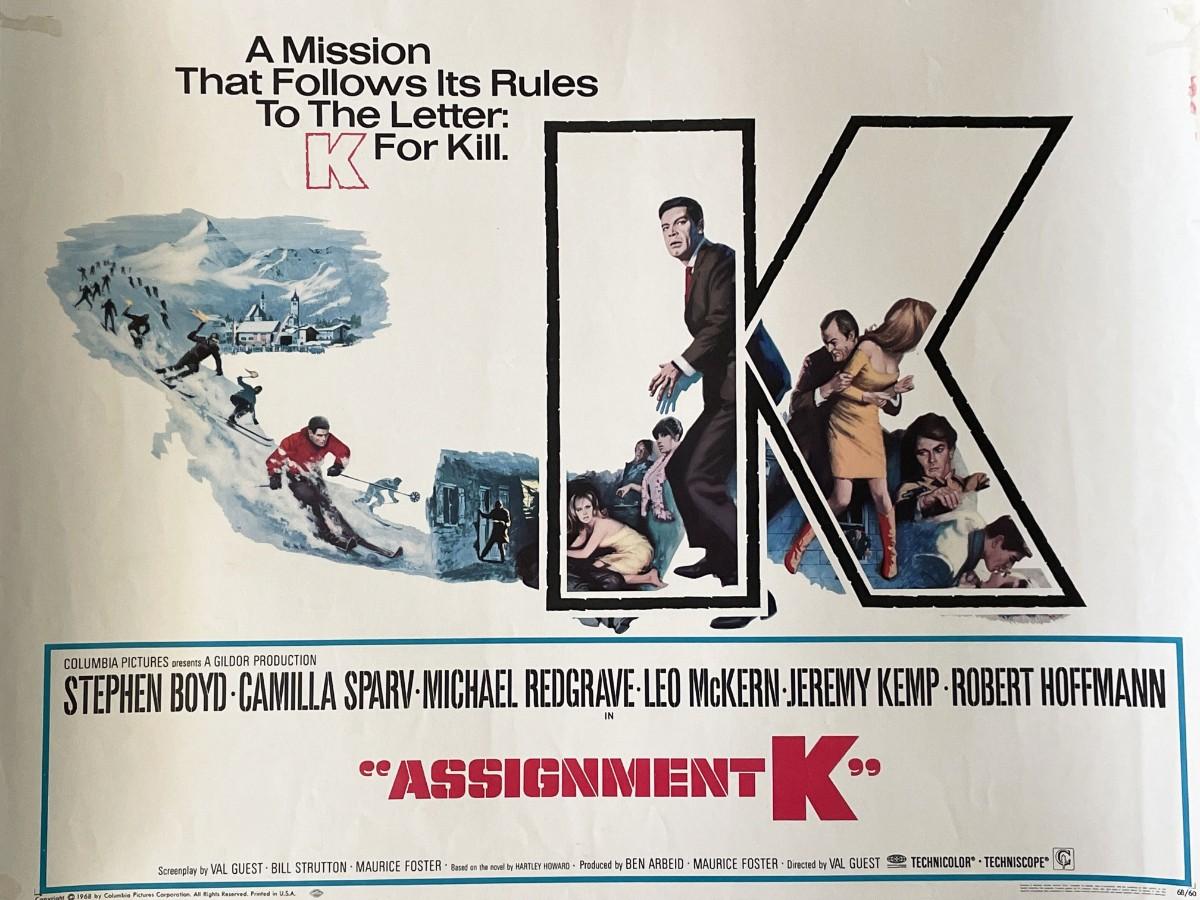 Assignment K 1968 vintage movie poster | EstateSales.org