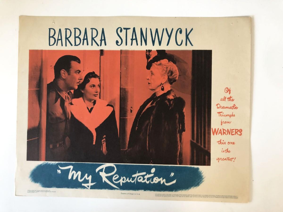 My Reputation original 1946 vintage lobby card | EstateSales.org