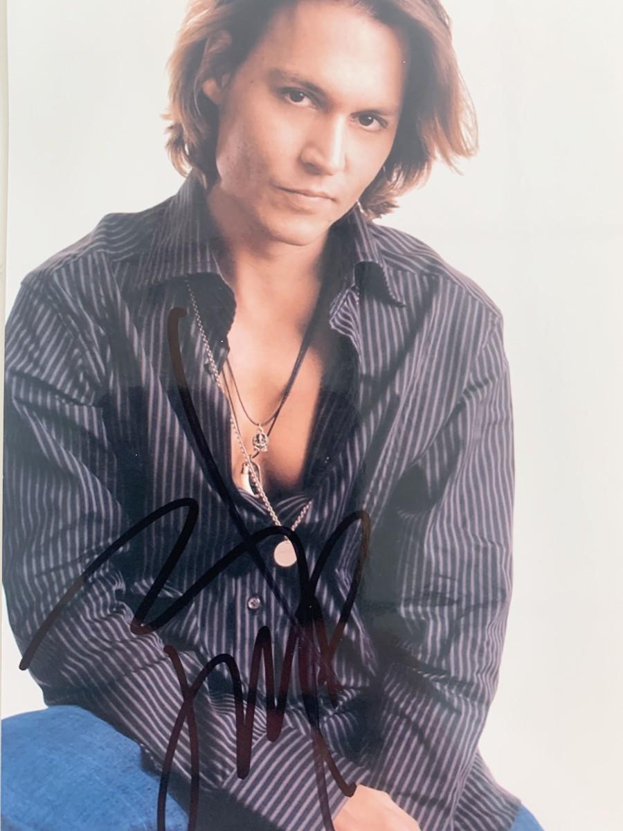 Johnny Depp signed photo | EstateSales.org