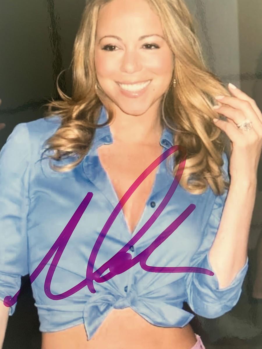 Mariah Carey signed photo | EstateSales.org