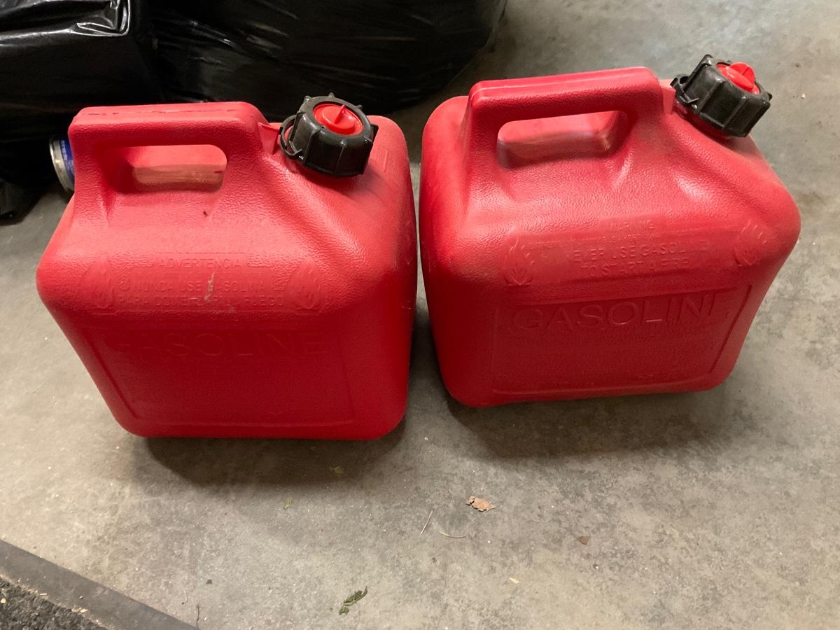 2- Two Gal Gas Cans | EstateSales.org