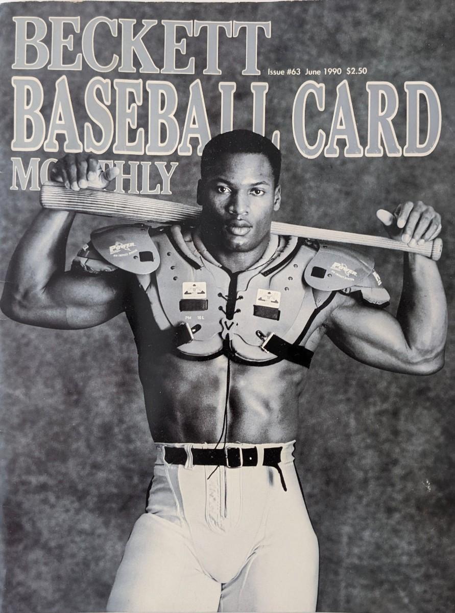 Bo Jackson Beckett Baseball Card Monthy Magazine and Baseball Card ...