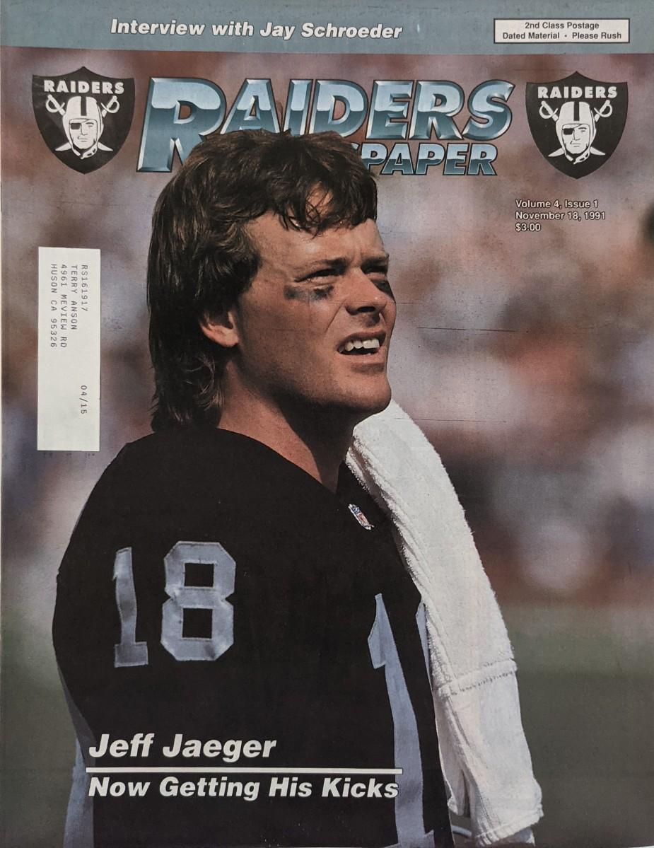 Raiders Newspaper Vol. 4 Issue 1 November 1991 | EstateSales.org