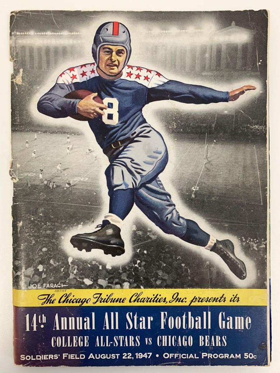 1947 14th Annual All-Star Football Game College All-Stars vs. Chicago ...