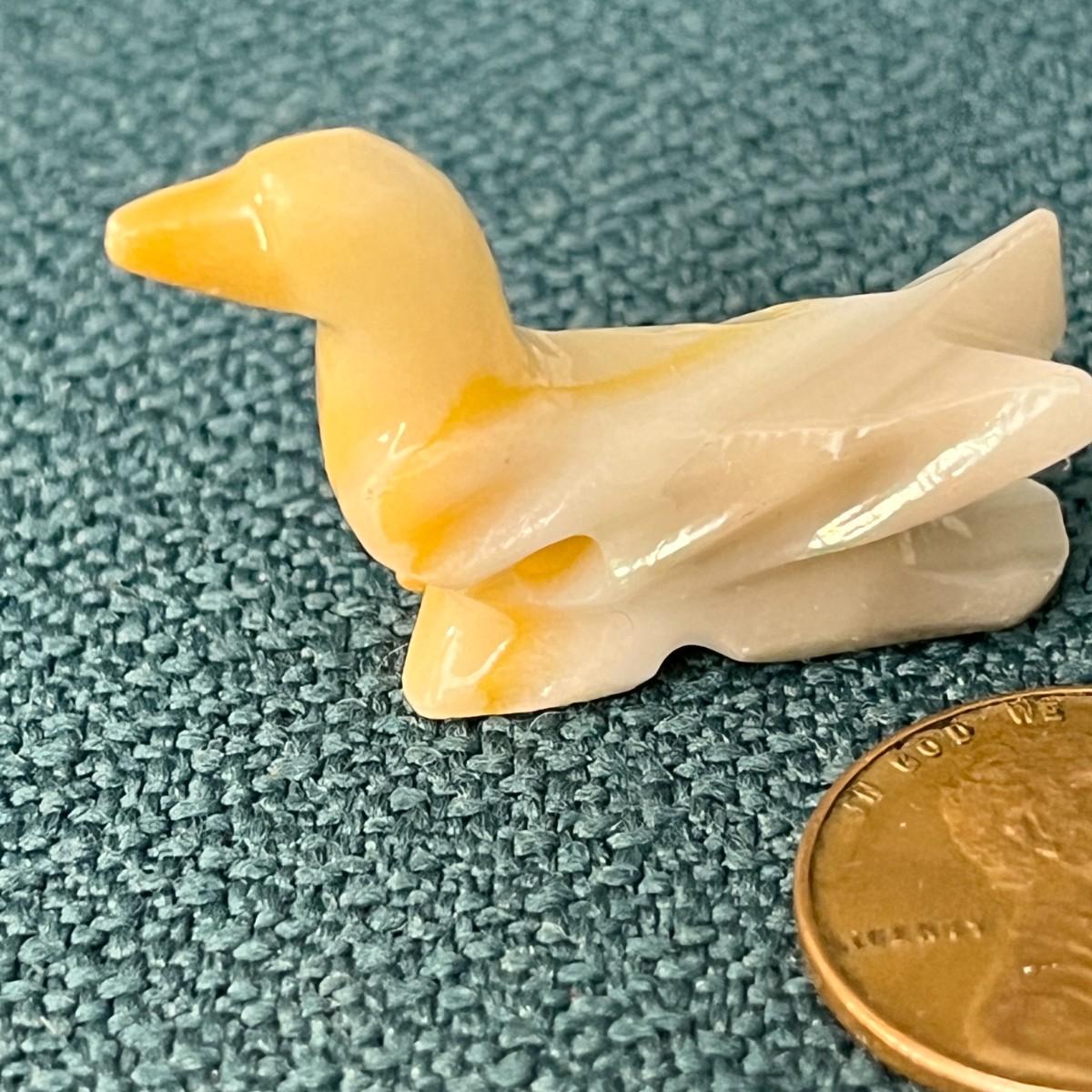 ONYX DUCK BEAD 7/8” LONG | EstateSales.org