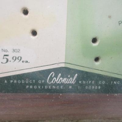 Knife Display Cabinet For Colonial Knife - Anvil Brand | EstateSales.org