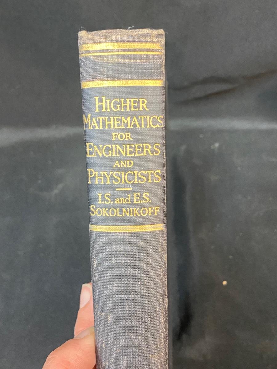 Pair of Antique Vintage Mathematics Books for Chemistry & Physics ...