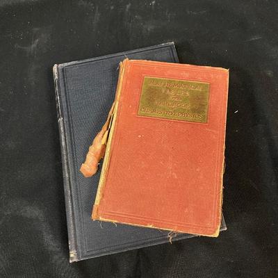 Pair of Antique Vintage Mathematics Books for Chemistry & Physics ...
