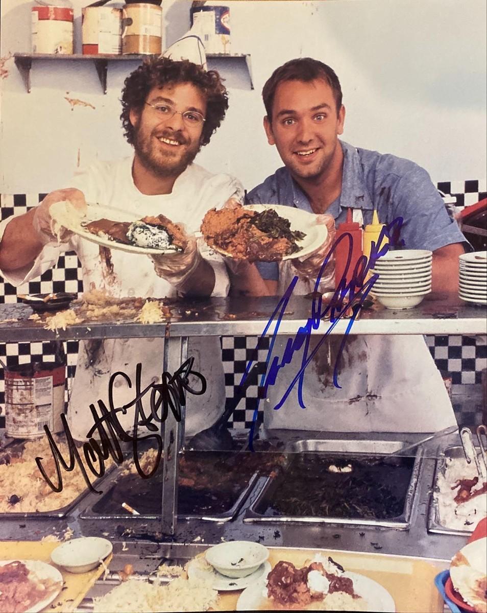 Trey Parker and Matt Stone signed photo. GFA Authenticated ...