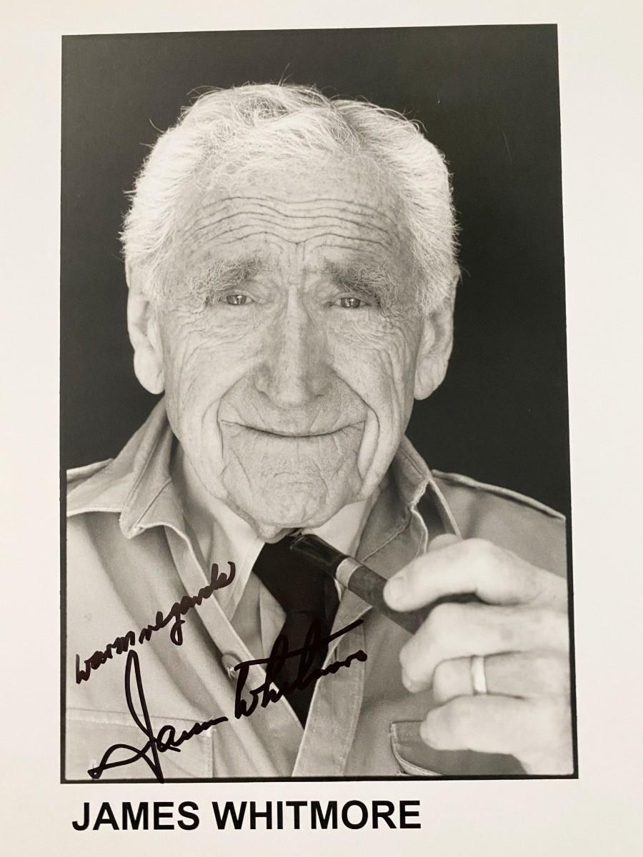 James Whitmore signed photo | EstateSales.org