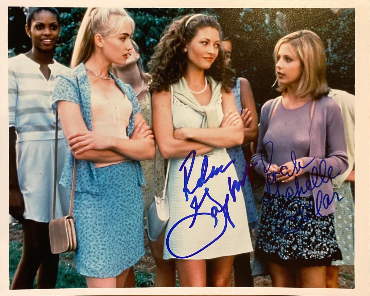 Scream 2 Sarah Michelle Gellar and Rebecca Gayheart signed movie photo ...