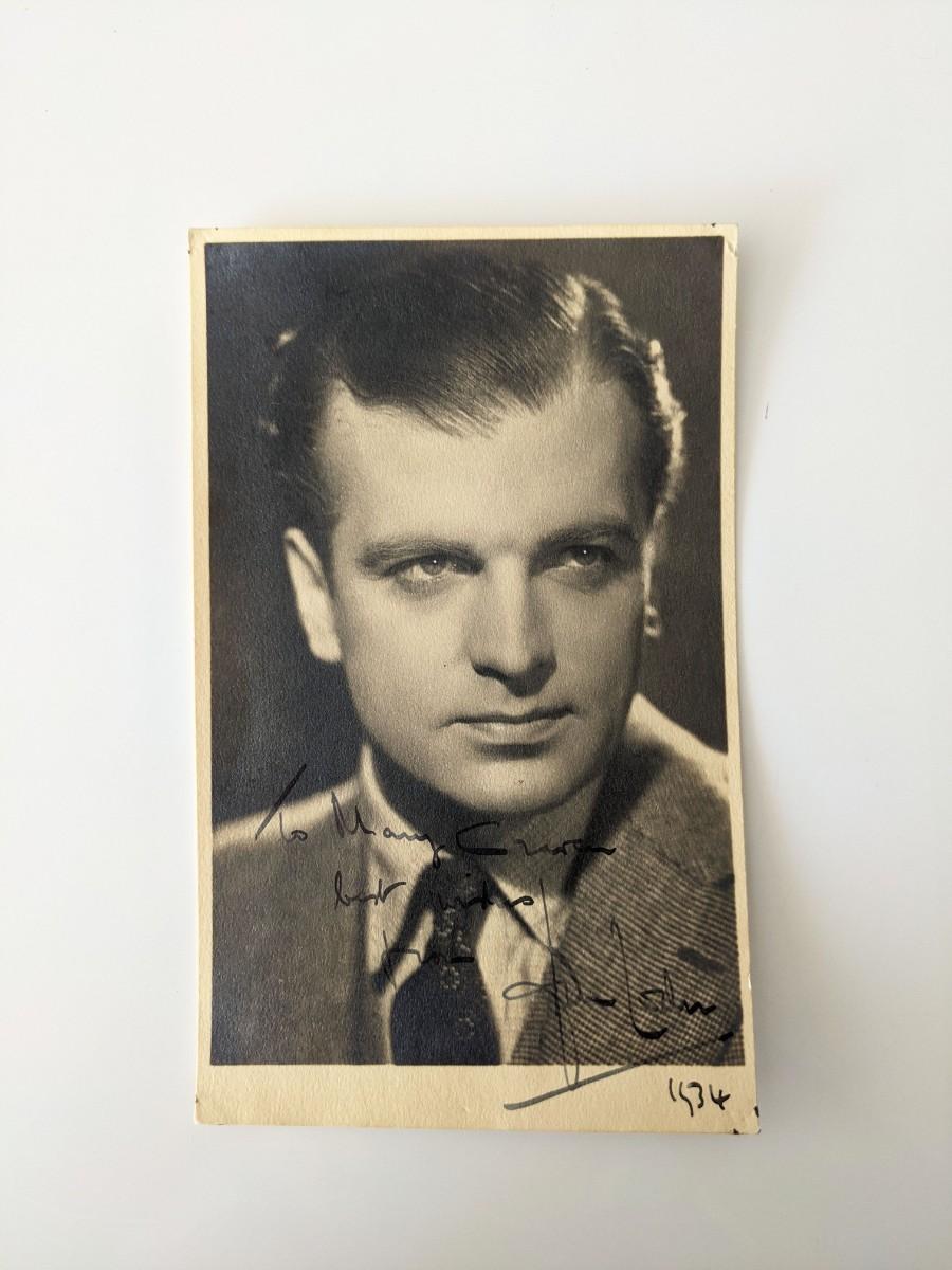 John Loder signed photo | EstateSales.org