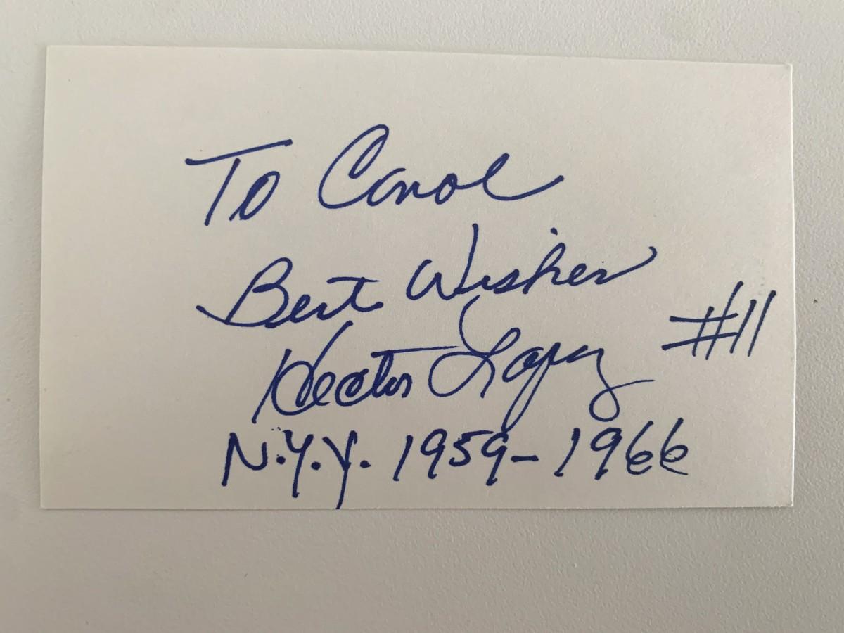 Hector Lopez original signature | EstateSales.org