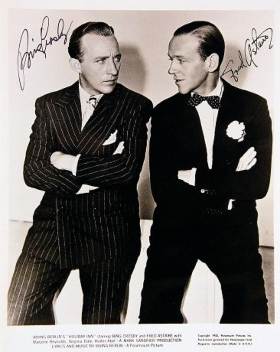 Bing Crosby and Fred Astaire signed movie photo | EstateSales.org