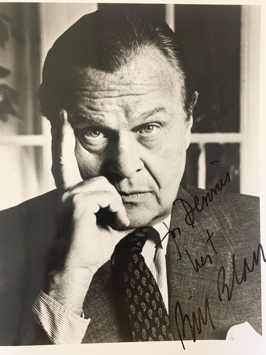 Bill Blass signed photo | EstateSales.org