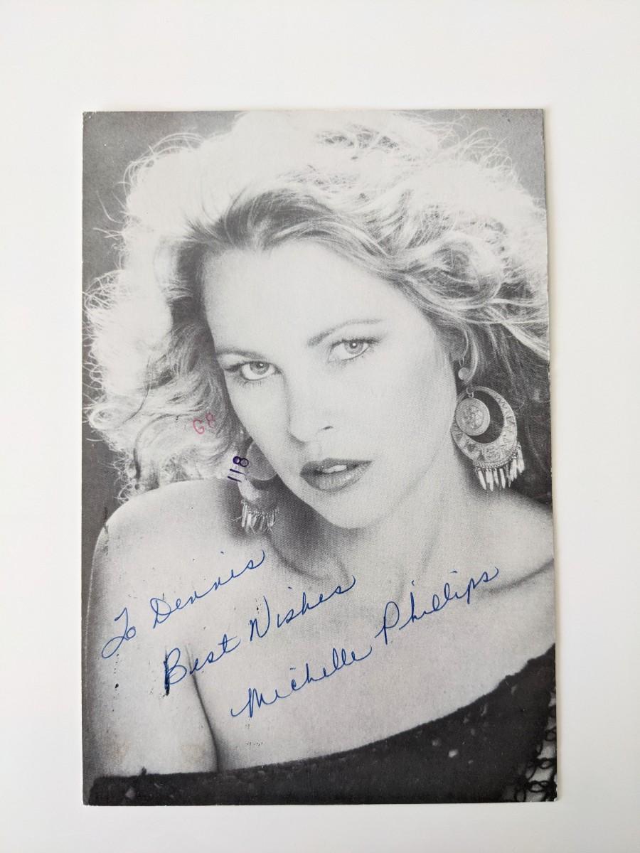 Michelle Phillips signed photo | EstateSales.org