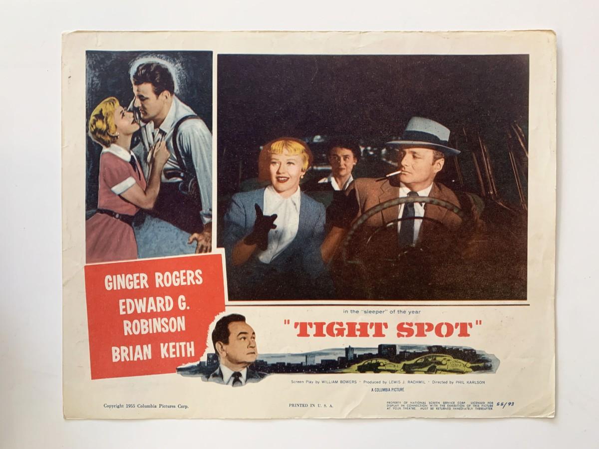 Tight Spot original 1955 vintage lobby card | EstateSales.org