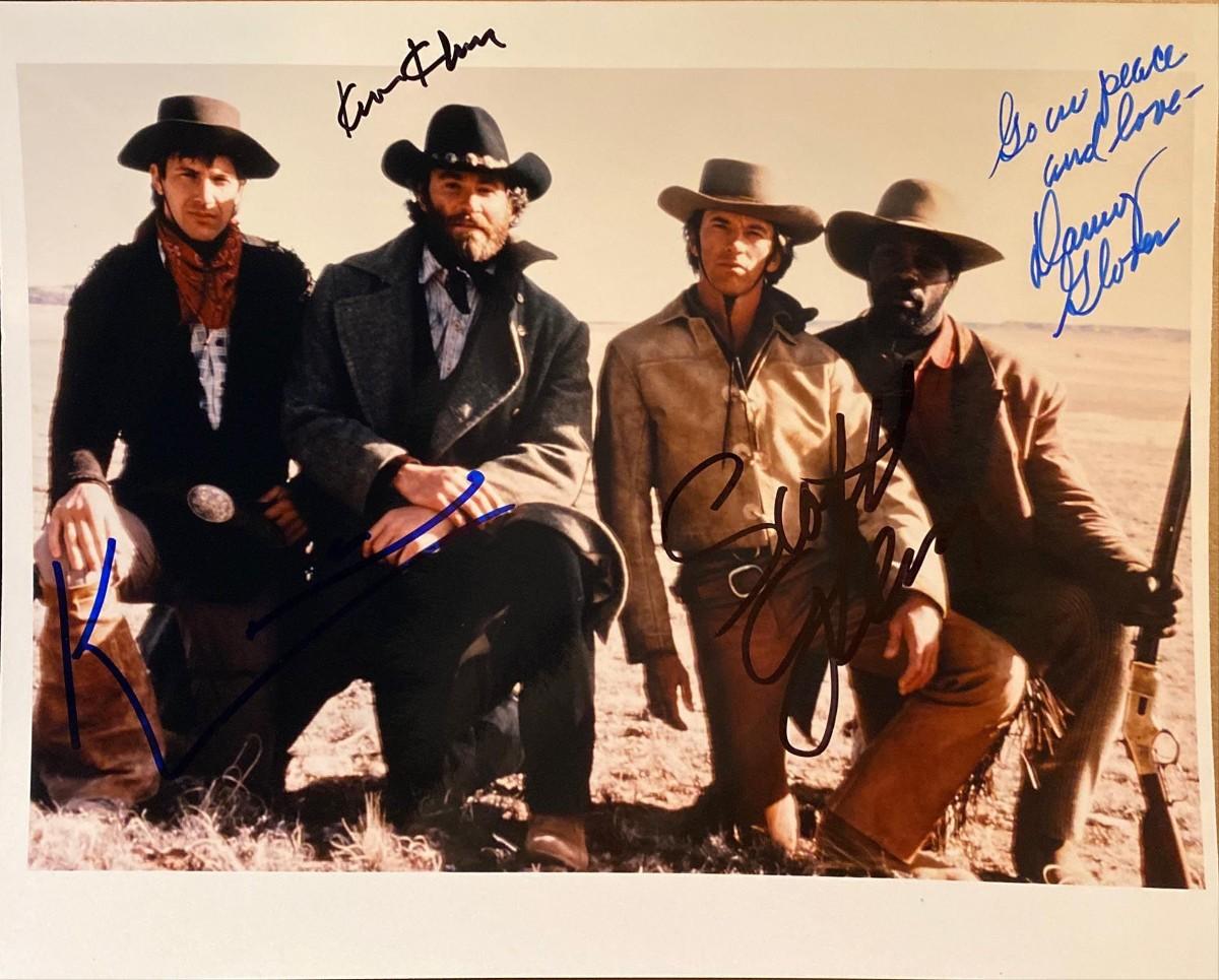 Silverado Kevin Costner Kevin Kline Scott Glenn And Danny Glover Signed Movie Photo