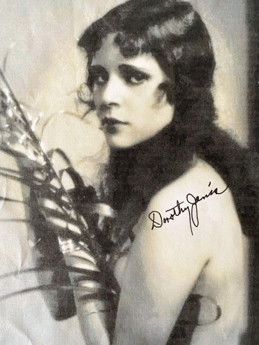 Dorothy Janis signed page | EstateSales.org
