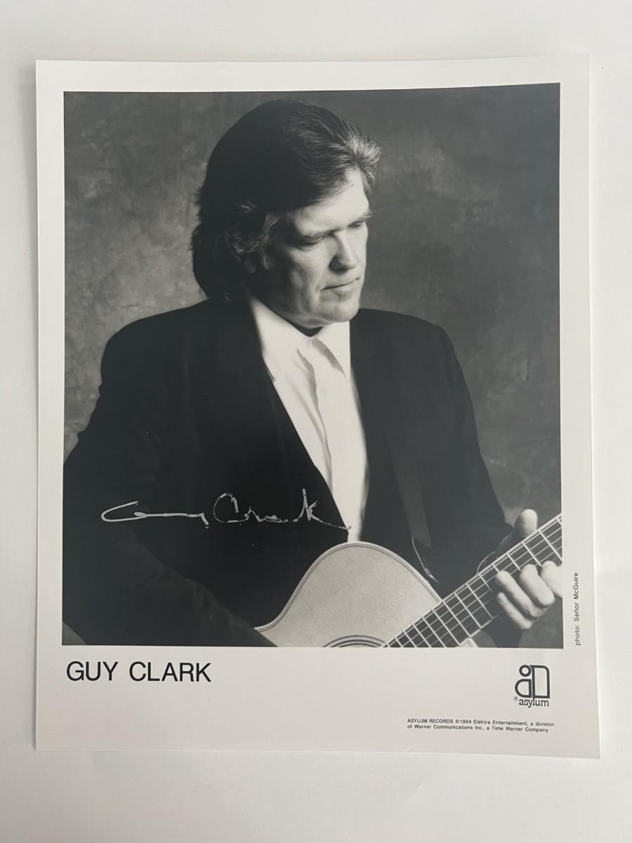 Guy Clark signed photo | EstateSales.org