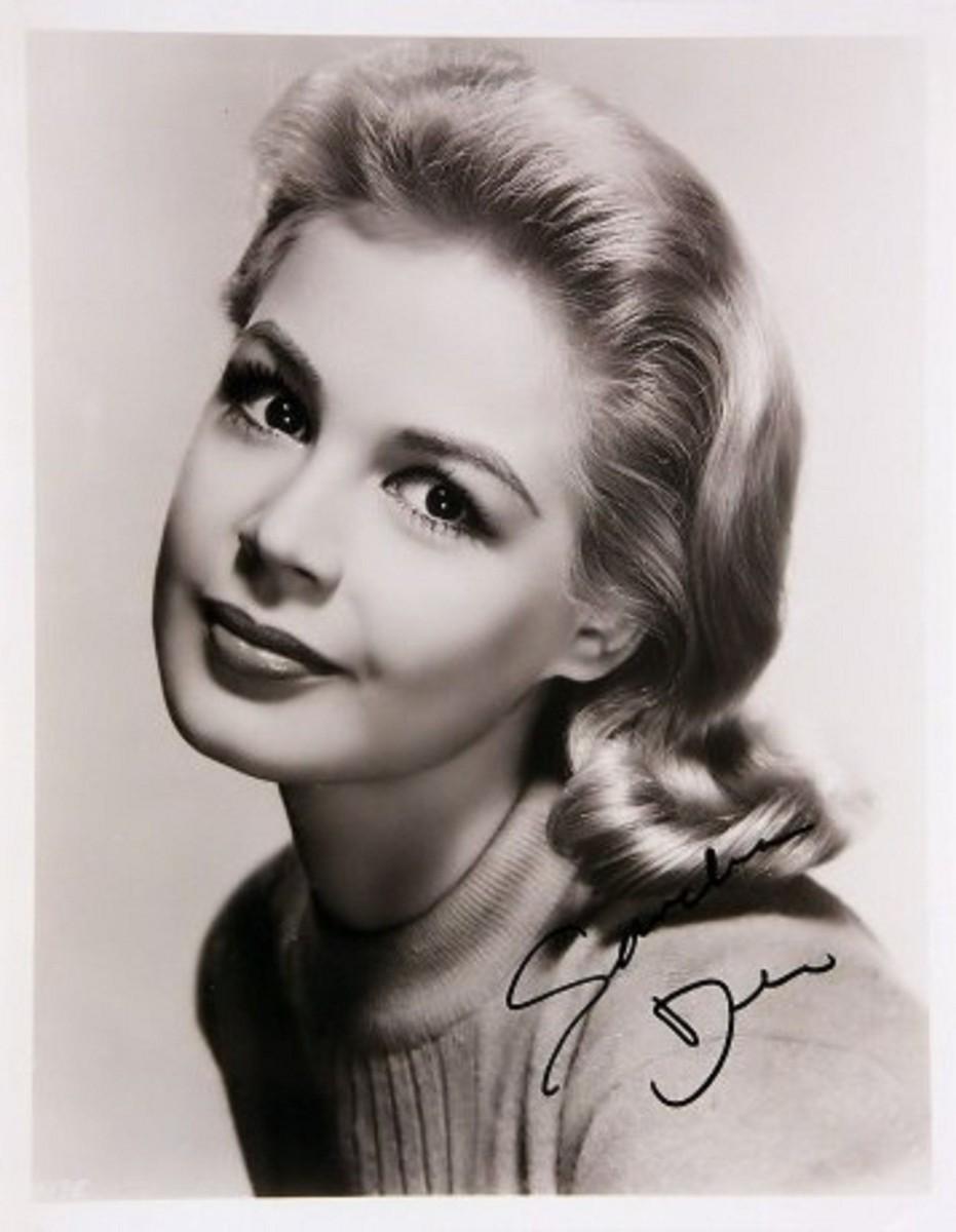 Sandra Dee signed portrait photo | EstateSales.org