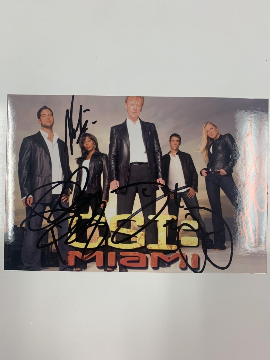 CSI: Miami cast signed photo | EstateSales.org