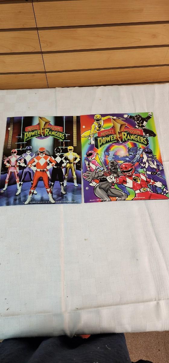 Power Rangers Folders | EstateSales.org