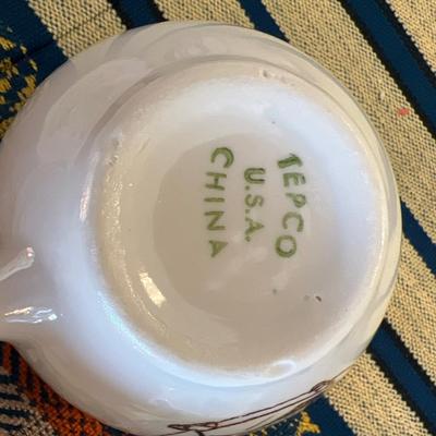 1960 TEPCO, Restaurant ceramic set. Monk, Friar with Fish logo plates ...