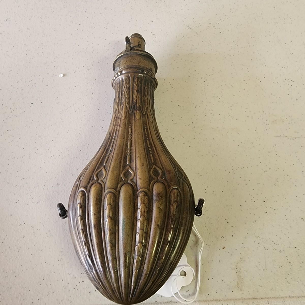 Powder Flask, Civil War Era | EstateSales.org