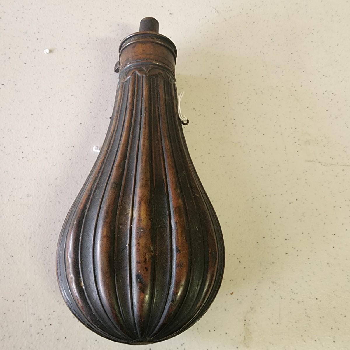 Powder Flask, Civil War Era | EstateSales.org