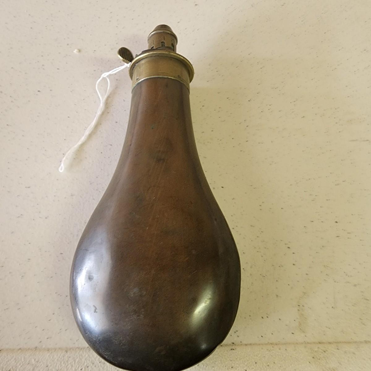 Powder Flask, Civil War Era | EstateSales.org