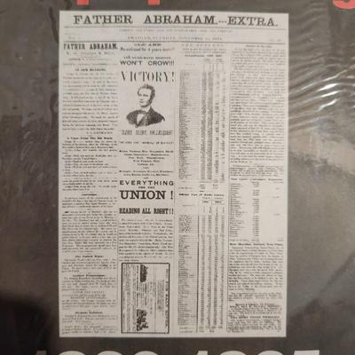 Abraham Lincoln Newspaper | EstateSales.org